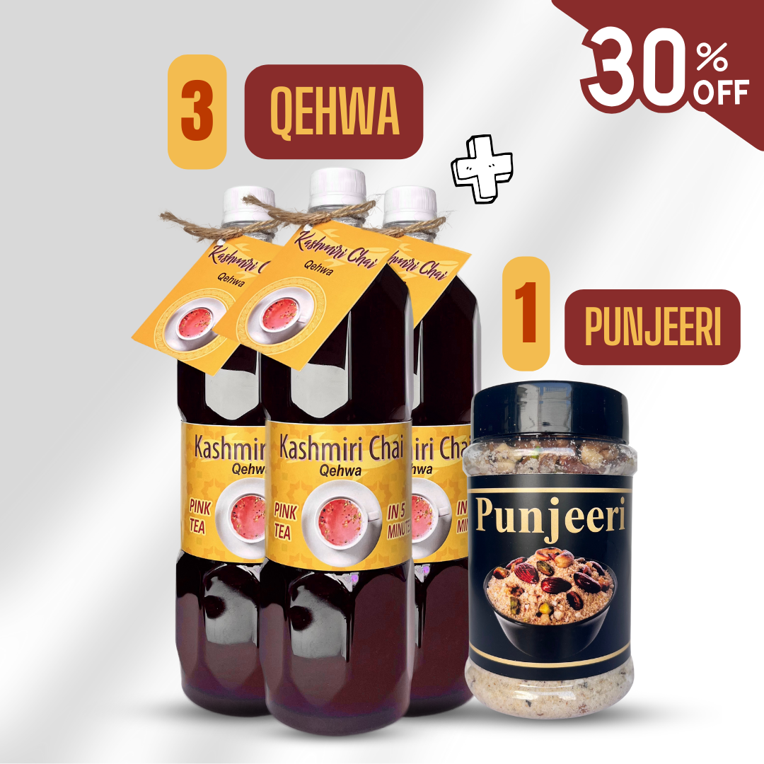 3 Qahwa and 1 Punjeeri (Flat 30% discount) – Kaareemi
